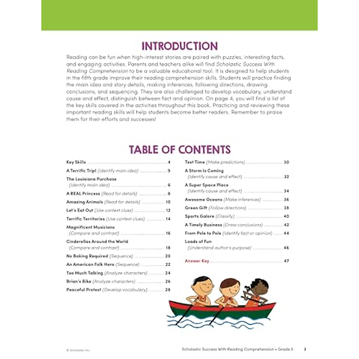 Scholastic Success with Reading Comprehension Grade 5 Workbook