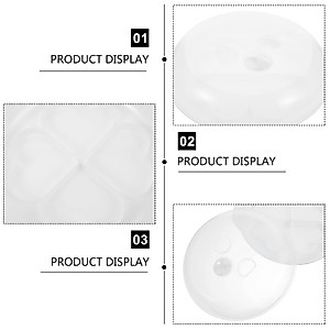 OSALADI Microwave 4 Egg Poacher Heart Shaped Egg Poaching Cup BPA Free Nonstick Silicone Egg Poachers for Home Kitchen Breakfast Brunch
