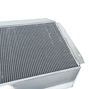 TYFYB 3 Row Core Racing Radiator+ 12" Shroud Fan+Relay kit Compatible with 1966-1979 F100 F250 F350 Br-onco V8