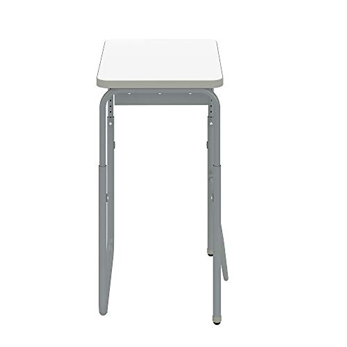 Safco Products AlphaBetter 2.0 Height – Adjustable Student Desk with Swinging Footrest Bar and Book Box, Sit to Stand, 29”-43” w, Dry Erase