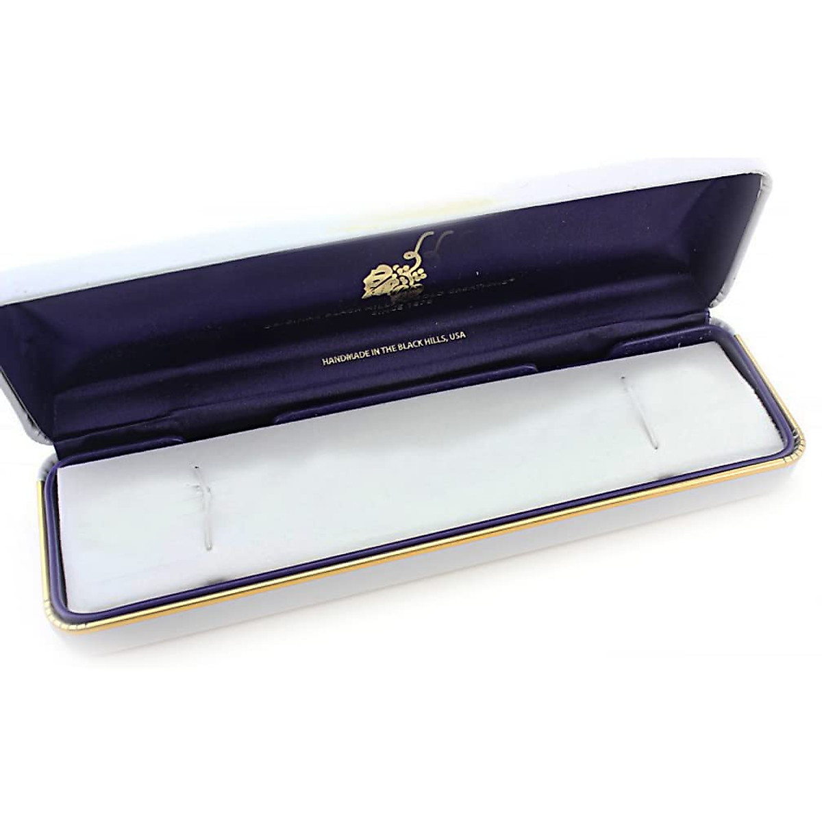 Rose and Leaf Black Bracelet, 10k Yellow Gold, 12k Green and Rose Gold Black Hills Gold Trim 7.25 Inches