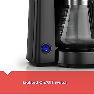 BLACK+DECKER 5-Cup Coffeemaker, Black, CM0700BZ