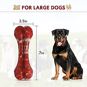 Dog Toys for Aggressive Chewers Large Dogs Indestructible Dog Chew Toys Tough Nylon Dog Bones to Keep Them Busy