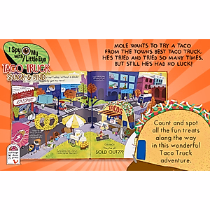 I Spy With My Little Eye Taco Truck Snack & Find - Kids Search, Find, and Seek Activity Book, Ages 3, 4, 5, 6+