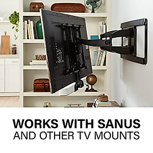 Sanus Soundbar Mount for Sonos Beam - Height Adjustable Up to 12" & Designed to Work with Any TV - Custom Fit to The Beam for Optimal Audio Performance