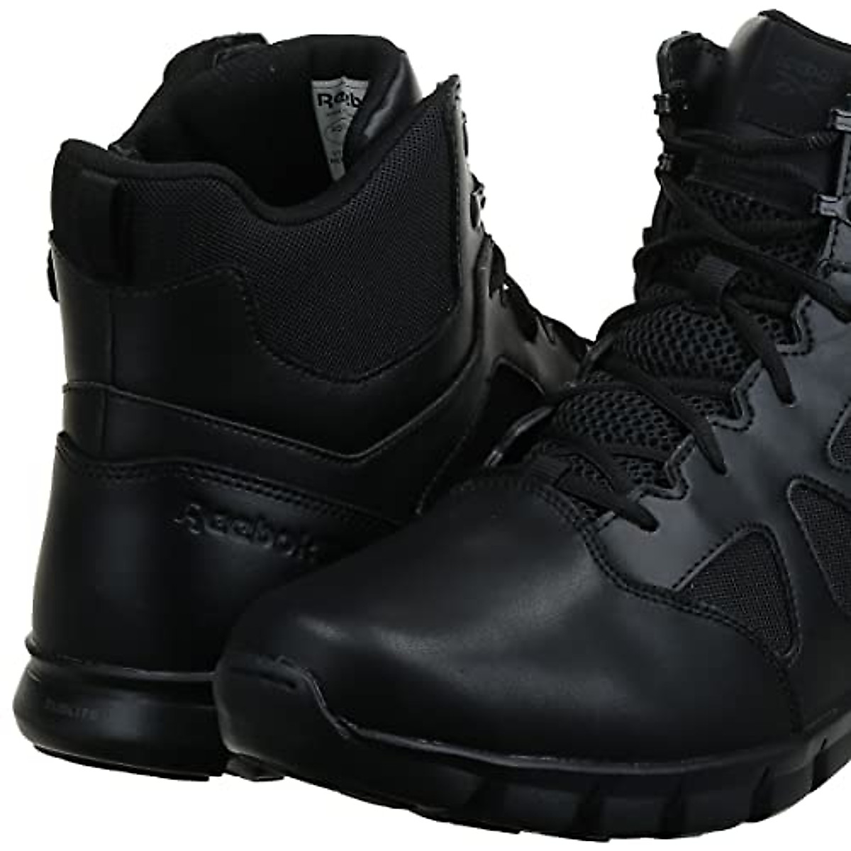 Reebok mens Sublite Cushion 6 Inch Military Tactical Boot, Black, 7.5 Wide US