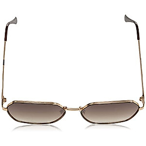 Jessica Simpson Women's J6094 Metal Hexagonal Sunglasses with UV400 Protection - Glamorous Sunglasses for Women, 60.5mm