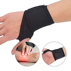 Zyyini Wrist Brace, Made of Elastic Material Size Adjustable Thumb Wrist Band Can Prevent Injuries While Sports, Suitable for Daily Use(#1)