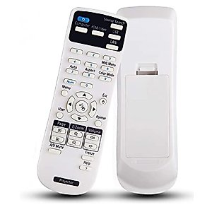 Universal Remote Control Replacement for Epson Home Cinema 8350 2150 2100 2000 2250 3020 Powerlite 93 485W 525W 5535U EB EX EX5280 EX3212 VS H BrightLink 455wi EMP- Series Projectors