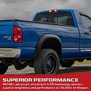 Recon 264118BK LED Third Brake Light Kit 2002-2006 Dodge RAM 1500 & 2003-2006 RAM 2500/3500 - Smoked Lens