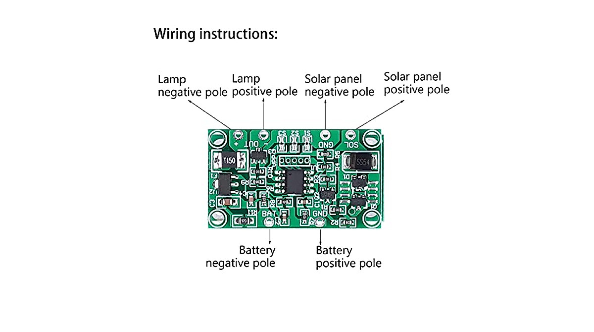 3.2V 3.7V Solar Charge Controller Board Lithium Battery Charging ...