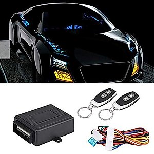 Car Remote Central Kit, Key less Entry System, Car Keyless Entry System with Control Box and 2 Remote Controllers Transmitter for Central Door Lock