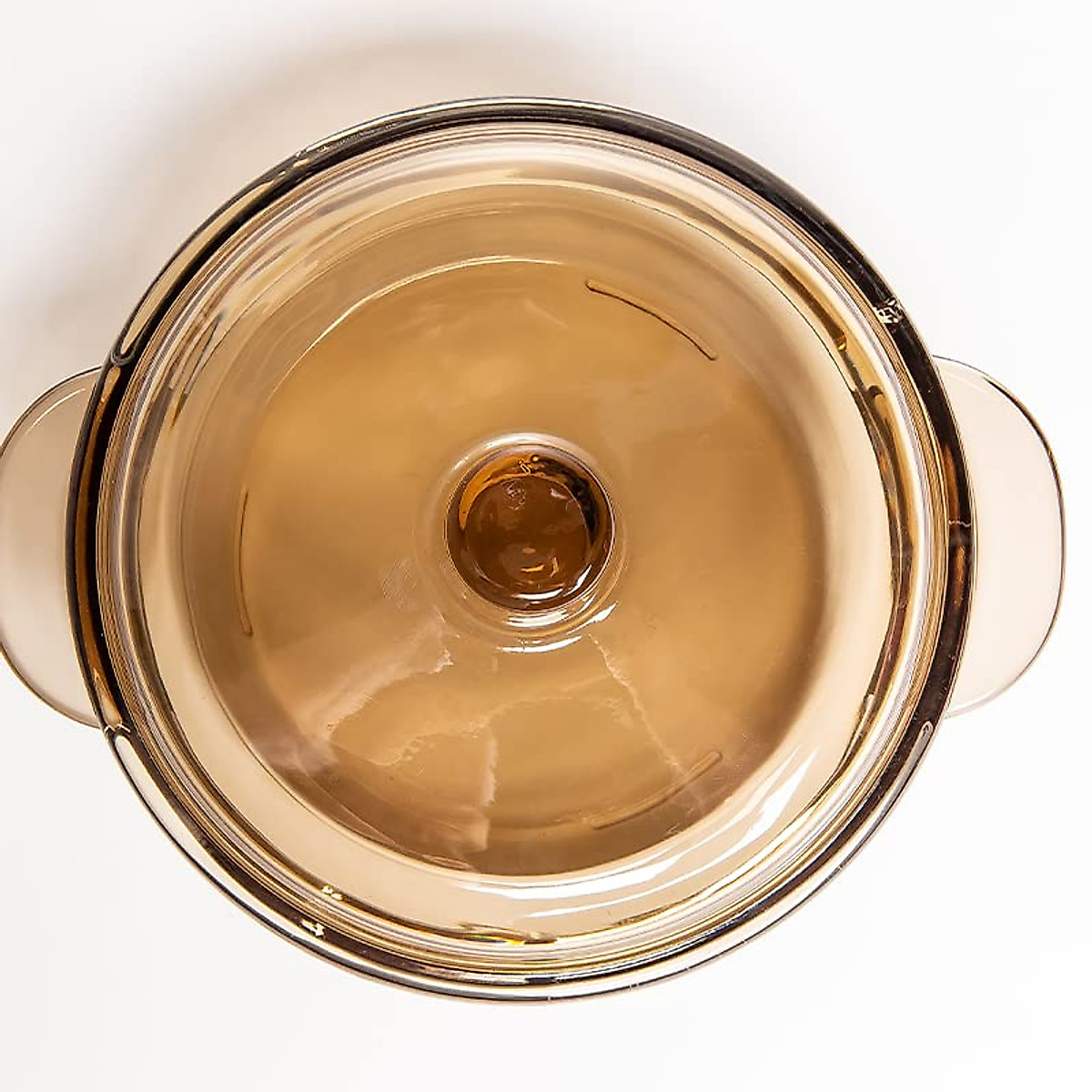 Glass Saucepan with Cover 1L/ 34 FL OZ Heat- Resistant Glass Stovetop Pot and Pan with Lid