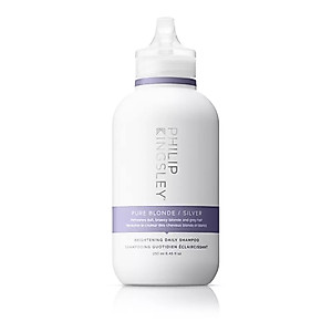 PHILIP KINGSLEY | Pure Blonde/Silver Purple Brightening Shampoo | Color Correcting Shampoo for Blonde, Silver, Grey, Platinum, Bleached, Brassy Hair | For Orange Brassiness and Yellow Tones | 8.4oz
