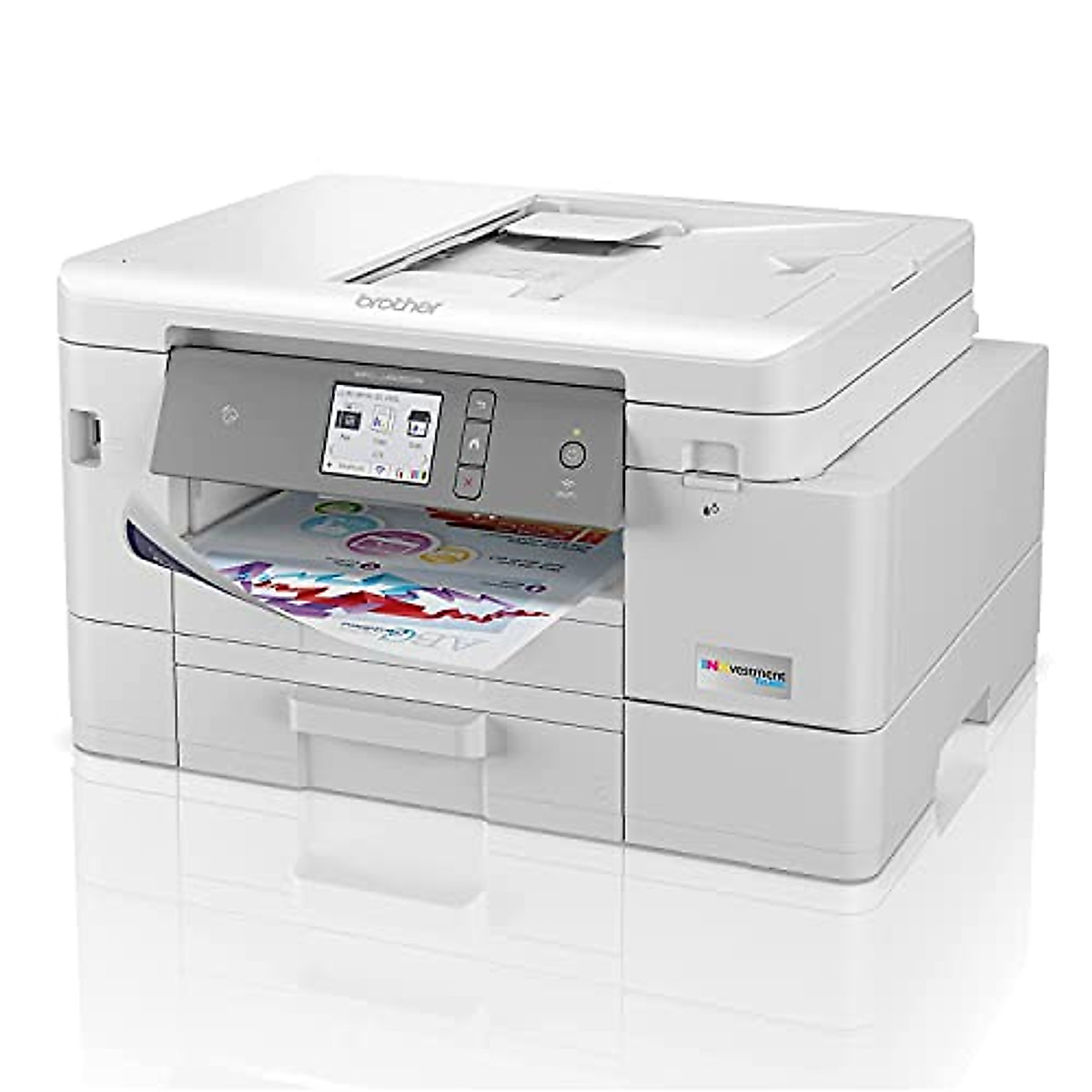 Brother MFC-J4535DW INKvestment Tank All-in-One Color Inkjet Printer with NFC, Duplex and Wireless Printing Plus Up to 1-Year of Ink in-Box (Renewed)
