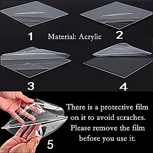 WANLIAN knife stand ,Knife display stand, acrylic knife display stand, collectible knife display stand, knife collection display stand, for single knife hut home decoration (transparent 1 pack)