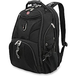 SwissGear 1900 Scansmart TSA 17-Inch Laptop Backpack, Black, 19
