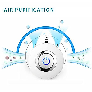Portable Air Purifier Necklace,Mini Personal Wearable Air Purifier,USB Rechargeable, No Noise,for Car, Airplane, Bedroom, Office, Travel