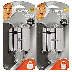 Safety 1st Refrigerator Door Lock, Décor - 2 Count