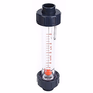 LZS-20（D）Liquid Flowmeter 40-400L/H Liquid Flowing Rate Gauge 25mm/1in Liquid Flowing Meters High Accuracy Water Rotameter Hydraulic Valve Fittings