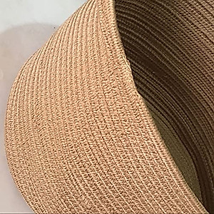 Extra Large Light Coffee Woven Cotton Rope Basket Bin for Blankets Towels Baby Toys Nursery Hamper Organizer, Collapsible Storage Laundry Baskets