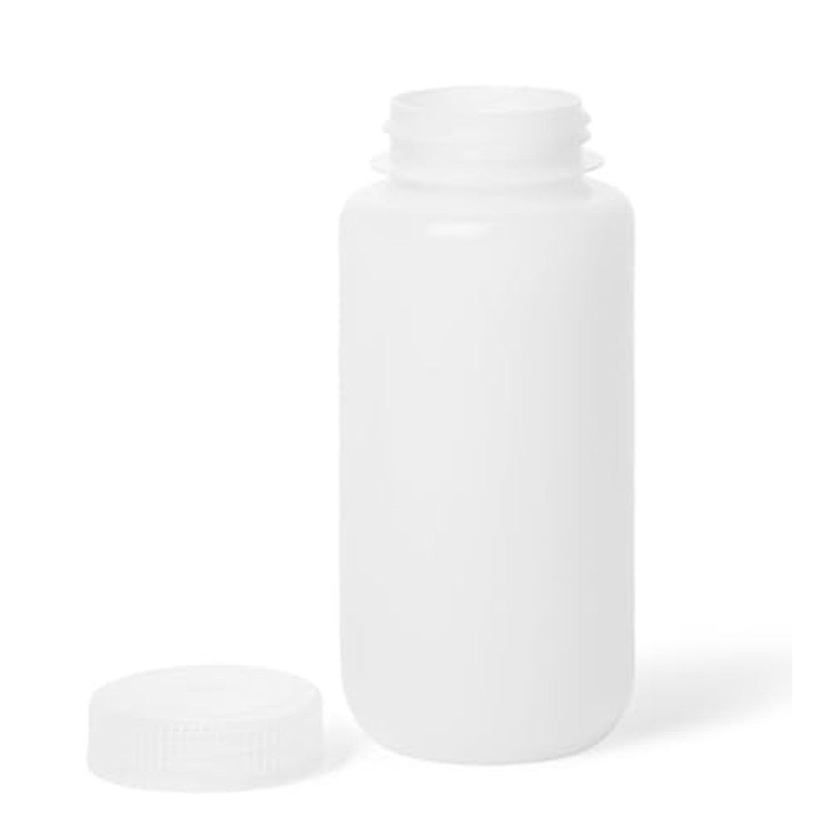 United Scientific™ 33407 | Laboratory Grade High Density Polyethylene (HDPE) Wide Mouth Reagent Bottle | Designed for Laboratories, Classrooms, or Storage at Home | 125mL (4oz) Capacity | Pack of 12