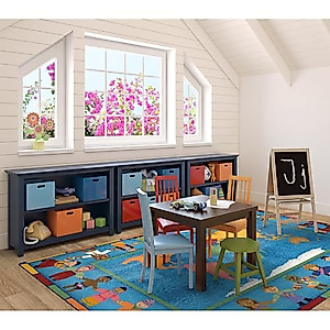 Joy Carpets Hands Around The World Area Rug in Color Multi, 5'4" x 7'8"