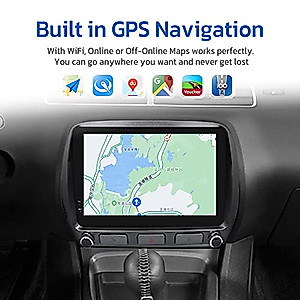 aoonav Android 10 inch Touch Screen car Radio for Chevrolet Camaro 2010 2011 2012 2013 2014 2015, GPS Navigation 4GB+64GB Support with carplay/bluetooth/4G/DSP Head Unit Stereo