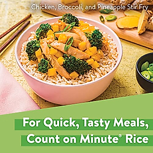 Minute Brown Rice, Instant Brown Rice for Quick Meals, 28-Ounce Box