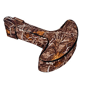 UNISTRENGH Crossbow Soft Case Tactical Archery Cross Bow Bag with Backpack Straps (Reed Camouflage#2, 35.4''L*27.56''W*8.27''D (90X70X21CM))