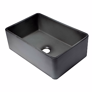 ALFI brand ABCO3020SB Kitchen Sink, Concrete