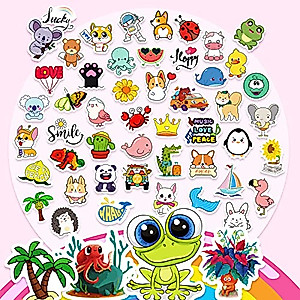 800Pcs Water Bottle Stickers, Stickers for Kids, Vinyl Waterproof Cool Scrapbook Stickers Pack for Laptop Skateboard Computer Guitar, Mixed Colorful Stickers for Teens Kids Boys Girls
