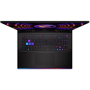 EXCaliberPC 2023 MSI Raider GE78 HX 13VI-079US (i9-13980HX, 64GB RAM, 2TB NVMe SSD, RTX 4090 16GB, 17" QHD+ 240Hz, Windows 11 Pro) Gaming Laptop
