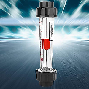 LZS-32（D）Liquid Flowmeter 0.4-4 Tube Type Liquid Flowing Meters Plastic Flat Interface Waterflow Controllers Transparent Water Rotameter Hydraulic Valve Fittings