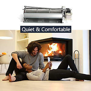Hongso GFK4 FK4 GFK4A GFK4B Replacement Fireplace Blower Fan KIT with Ball Bearings for Heatilator NDV4236I, Majestic, Vermont Castings, Monessen, CFM, Northern Flame