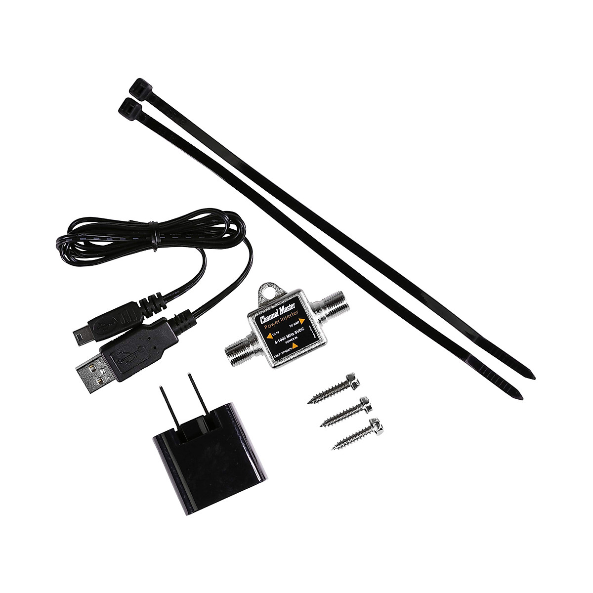 Channel Master Amplify - Adjustable Gain TV Antenna Pre-Amplifier, Built-in LTE Filter, 17-30dB Gain, Compatible with Non-Amplified TV Antennas, Increases Signal Strength, Indoor/Outdoor