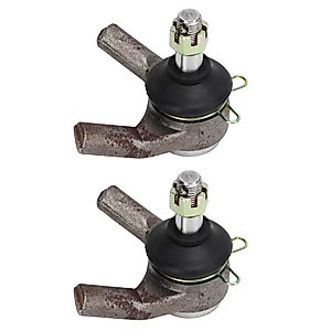 a Pair Suspension Tie Rod End Ball Joint Carbon Steel for 50‑250cc, Prevent Uneven Tire Wear Or Steering Wheel Shaking Replace Original Damaged and Worn Ball Joints 0.47in