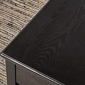 Christopher Knight Home Laurel Luke Farmhouse Faux Wood Lift Top Coffee Table, Black