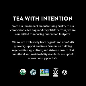 Choice Organic Teas Sipping Box Tea Sampler, Variety Gift Box, 32 Total Tea Bags, 8 Flavors, Caffeinated and Caffeine-Free Teas, Sustainably Sourced Organic and Non-GMO Ingredients