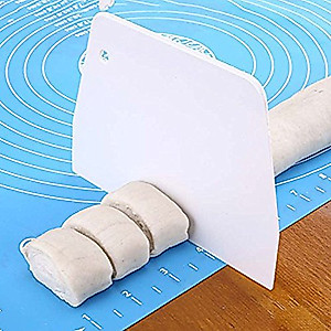 Silicone Baking Mat with Measurements - 15.7 x 19.7 Inches Extra Large Liner Heat Resistance Table Placemat Pad Pastry Board, Reusable Non-Stick Silicone Baking Mat for Pastry Rolling