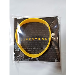 LIVESTRONG BRACELETS 3 PACK ADULT SIZE SILICONE WRISTBANDS YELLOW LIVE STRONG BRACELET RUBBER BRACELETS