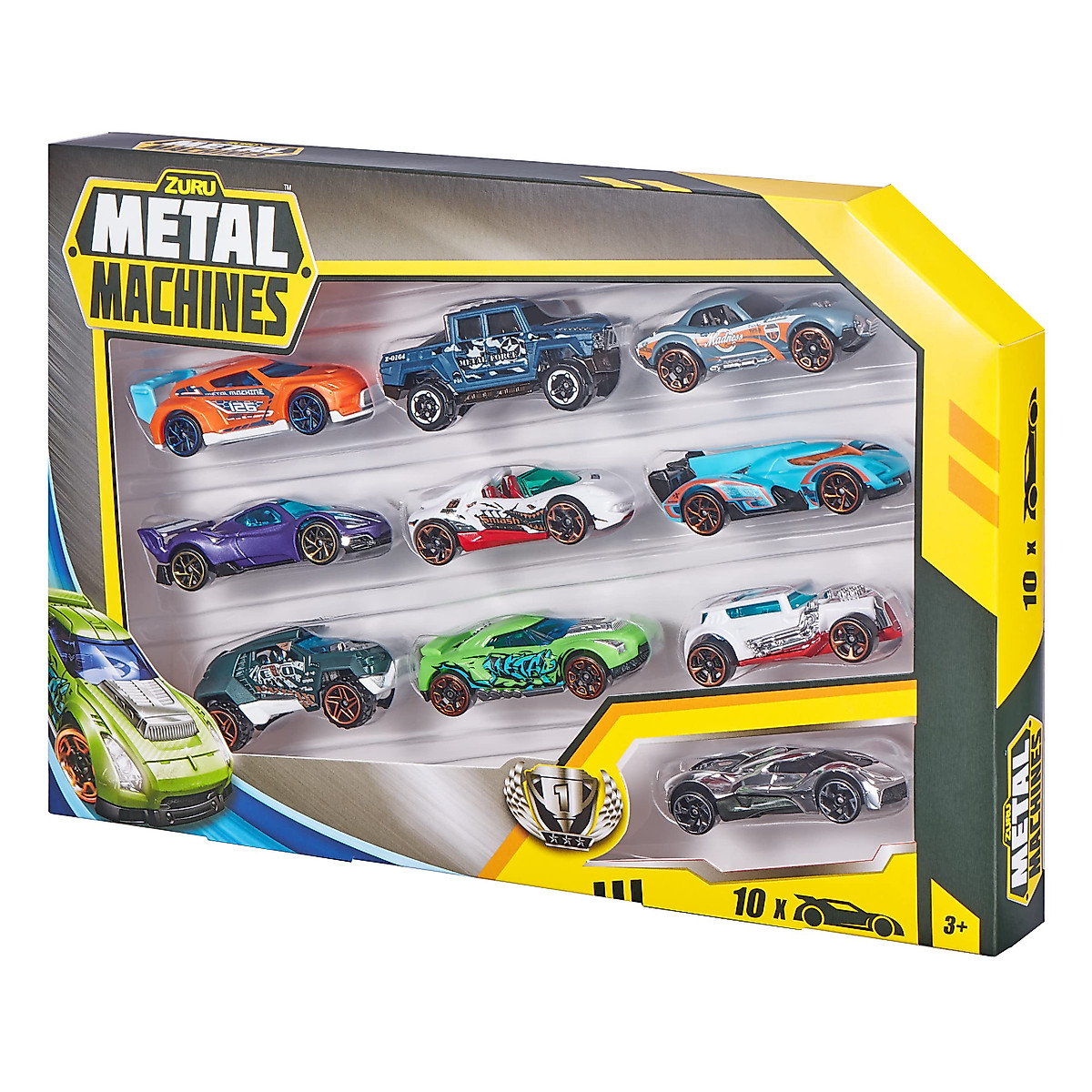 Metal Machines Mini Racing Car Toy Series 2 by ZURU (20 Pack) Collectible Mini Vehicle Toy Cars for Boys Kids Gift Set