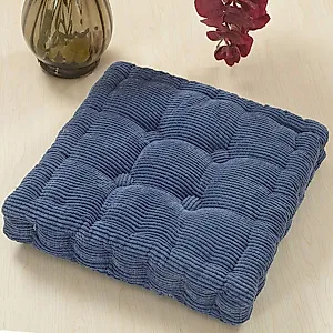 Hausadler 15"x15" Square Comfortable Seat Cushions Home Pillow Indoor Corduroy Chair Pads Office Soft Cushion