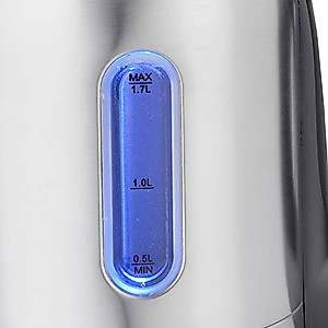 Mega Chef 1.7Lt. Stainless Steel Electric Tea Kettle With 5 Preset Temps