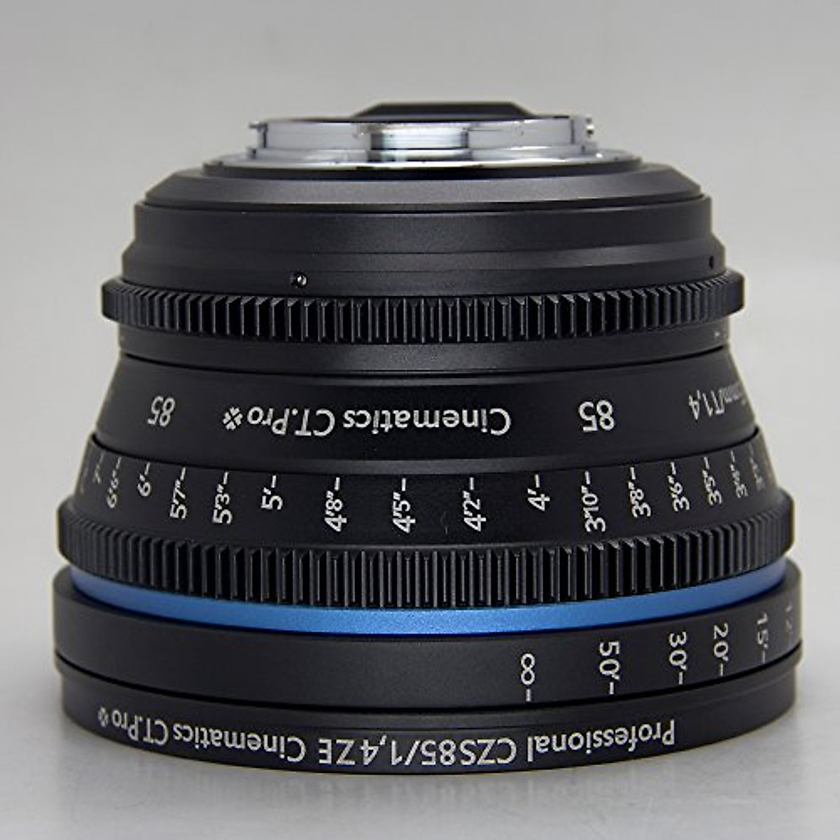 Cinematics Cine Lens Carl Zeiss ZE 85mm F1.4 Manual iris for Canon EF Mount