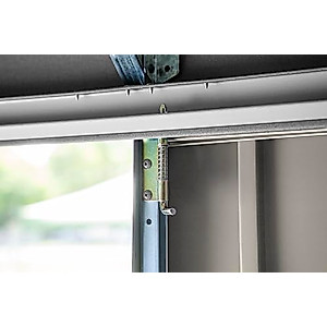 Arrow Shed Elite 10' x 12' Outdoor Lockable Gable Roof Steel Storage Shed Building, Cool Grey