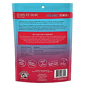Charlee Bear Original Dog Treats, Turkey Liver & Cranberries, 16 oz
