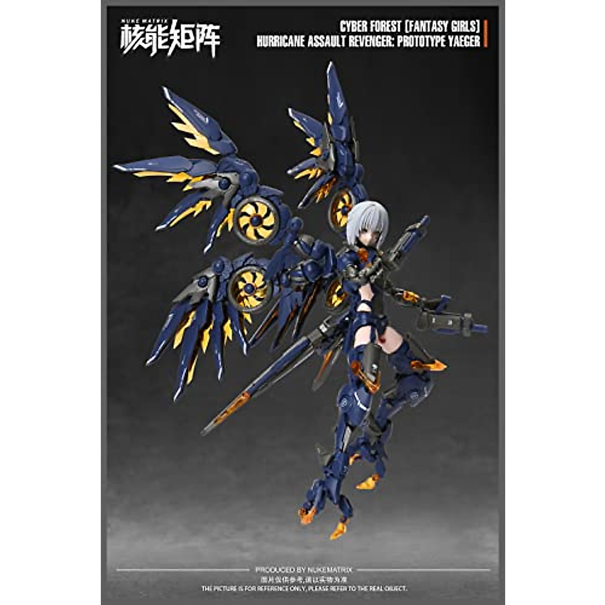 Nuke Matrix Cyber Forst Fantasy Girls Hurricane Assault Revenger: Prototype Yaeger Model Kit