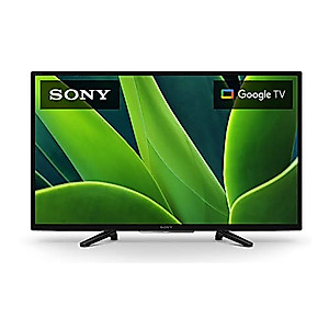 Sony KD32W830K 32-Inch HD LED HDR TV with Google TV (2022) Bundle with Knox Gear 60-Watt Compact Wireless Bluetooth Soundbar (2 Items)
