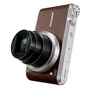 Samsung WB350F 16.3MP CMOS Smart WiFi & NFC Digital Camera with 21x Optical Zoom, 3.0" Touch Screen LCD and 1080p HD Video (Brown)